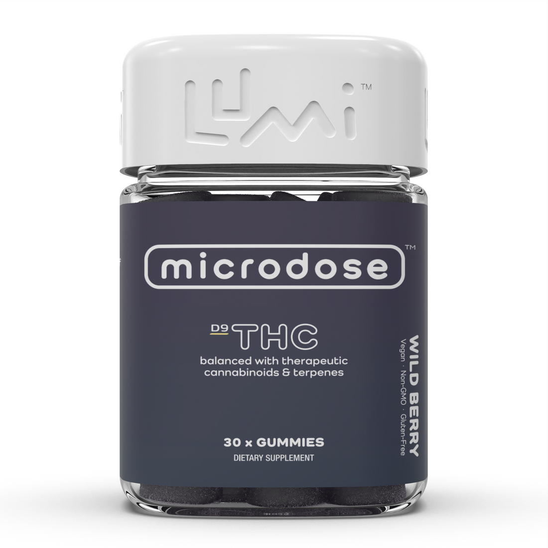 Microdose · Wild Berry | Low THC and CBD Gummies | Lumi Labs – Lumi Gummies