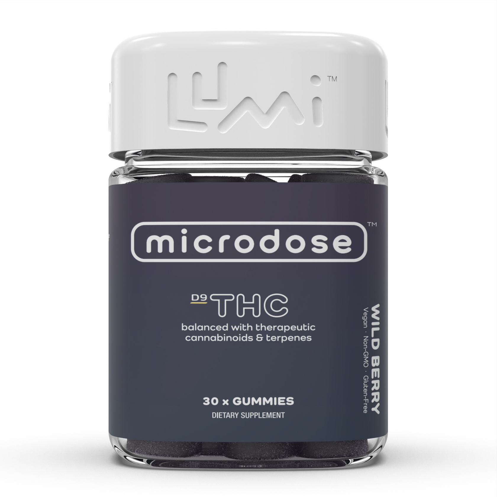 Microdose · Wild Berry | Low THC and CBD Gummies | Lumi Labs – Lumi Gummies